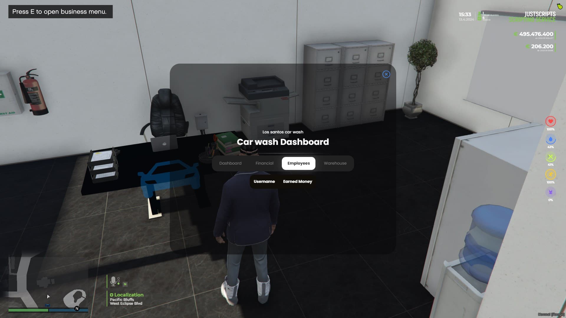 JustScripts | Just Car Wash - FiveM Car washing job