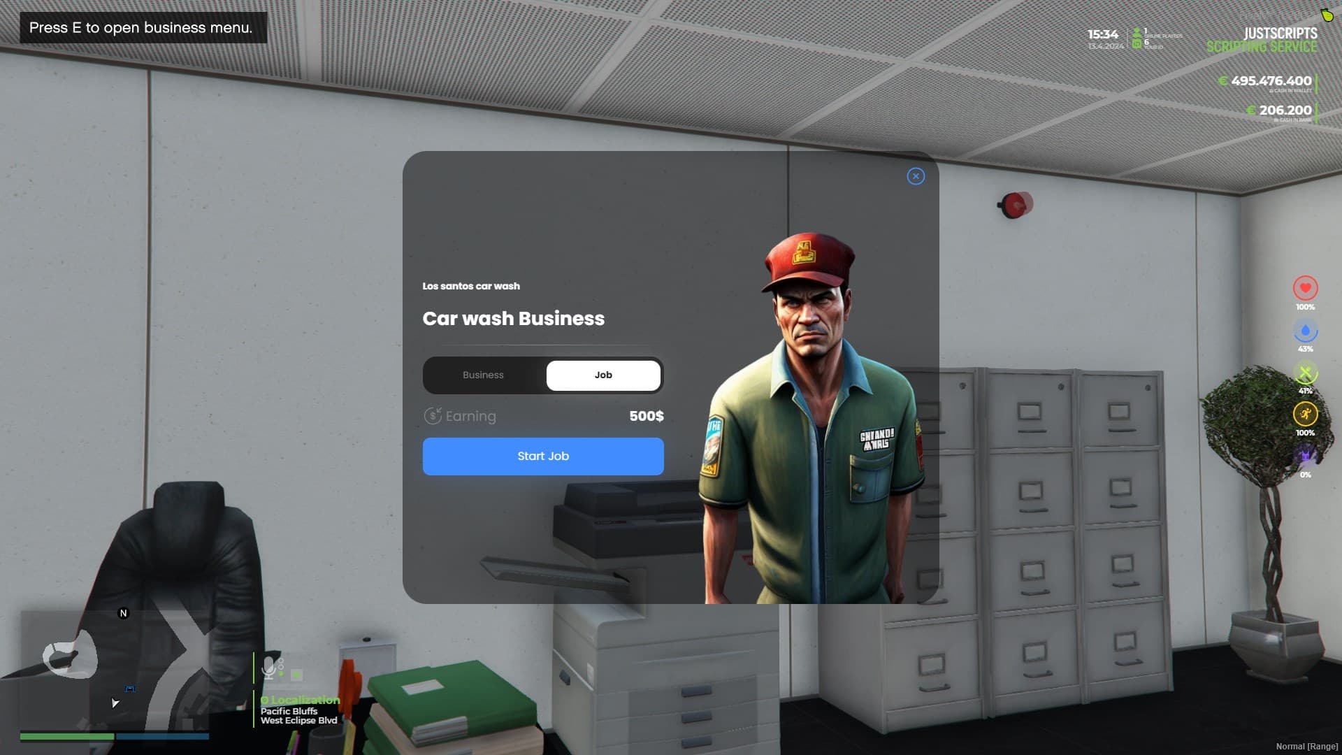 JustScripts | Just Car Wash - FiveM Car washing job